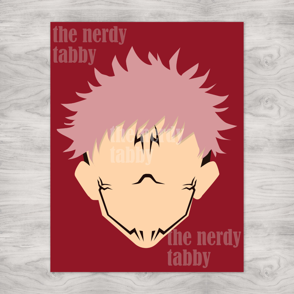 Ryoumen Sukuna Portrait – The Nerdy Tabby